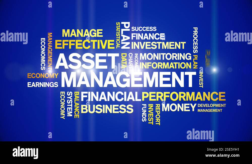 4k Asset Management Animated Tag Word Cloud,Text Design Animation ...