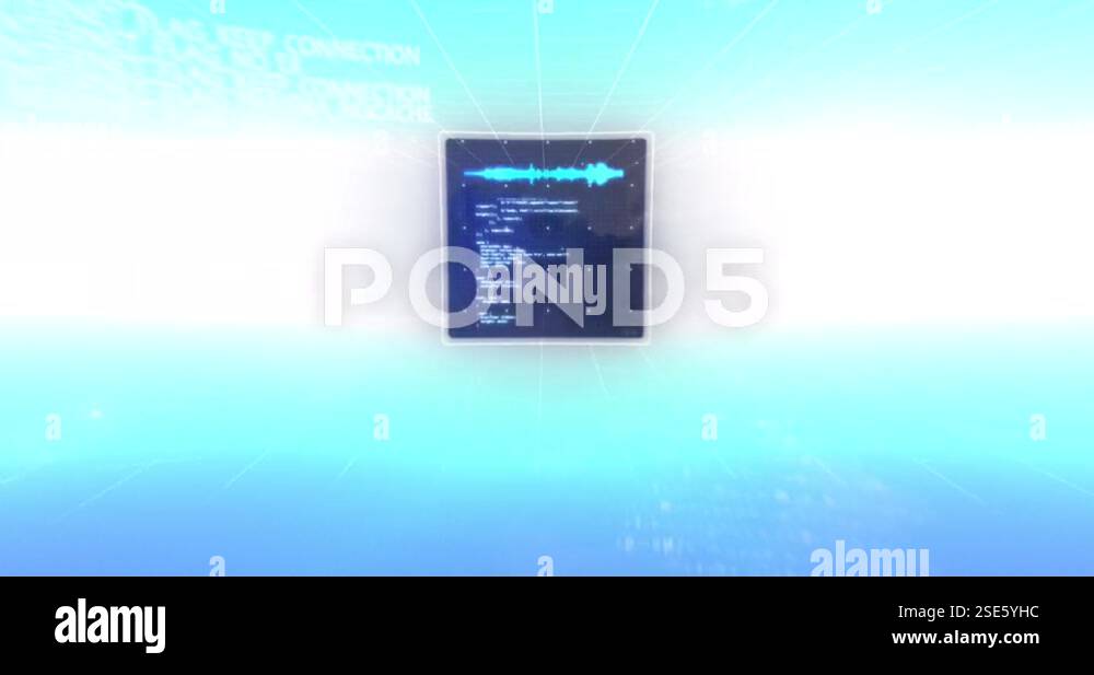 Animation of scope scanning, statistics recording and data processing on screens Stock Video ...