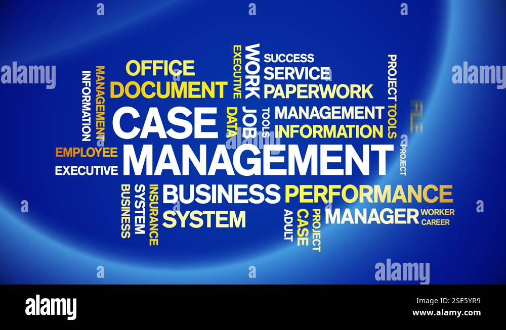 4k Case Management Animated Tag Word Cloud,Text Design Animation ...