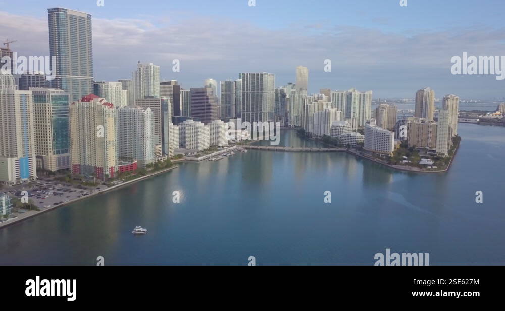 Brickell area in downtown Miami Stock Video Footage - Alamy
