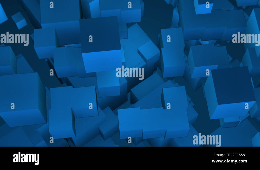 Solid background forming animation from a complex layered organic 3D ...