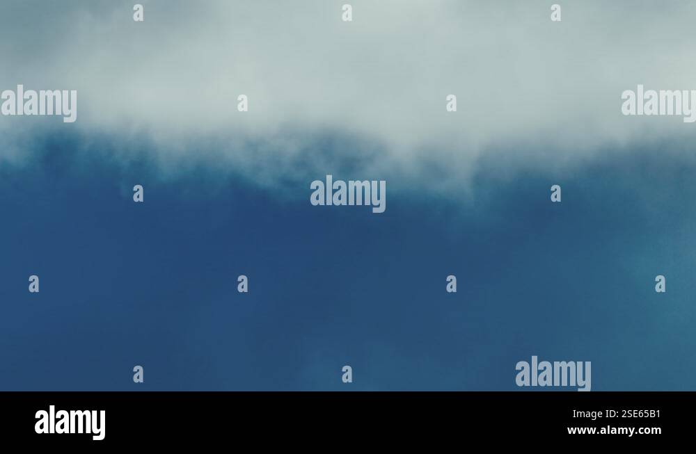 Rain clouds move very fast in the sky. A storm was approaching Stock ...