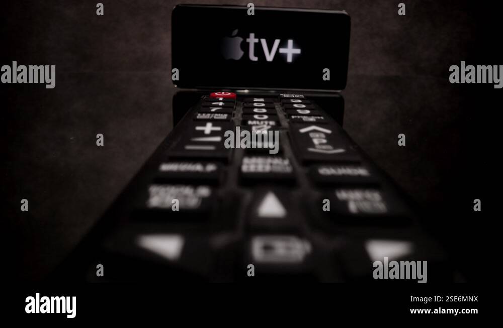 Apple TV - Flight over TV Remote control - CITY OF FRANKFURT, GERMANY ...