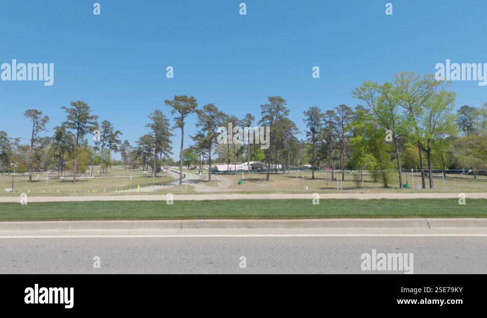 Masters Golf Tournament Berckmans road Masters staging and entrance ...