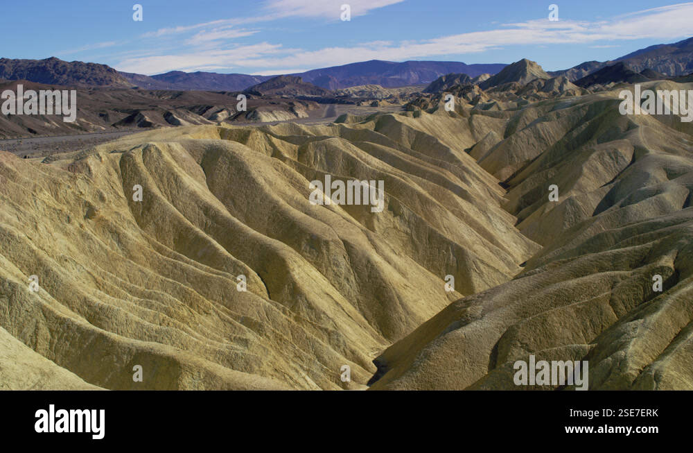 8K Zabriskie Point Death Valley National Park in California United ...