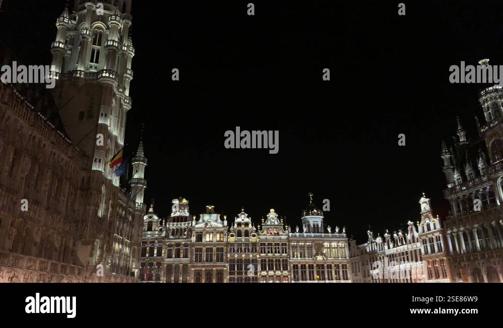 Grand Place Brussels Stock Video Footage - Alamy
