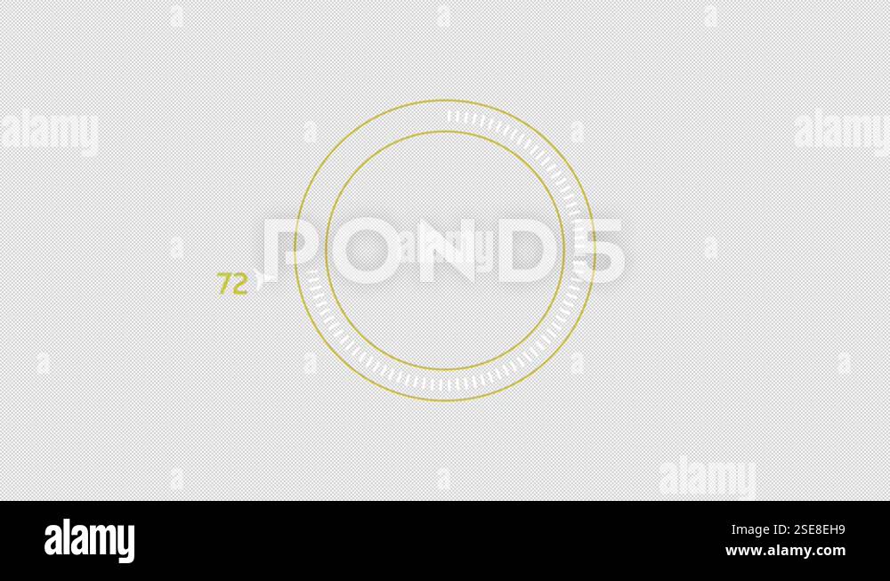 Loading circle animation. Animation orange green 4k loading bar with ...