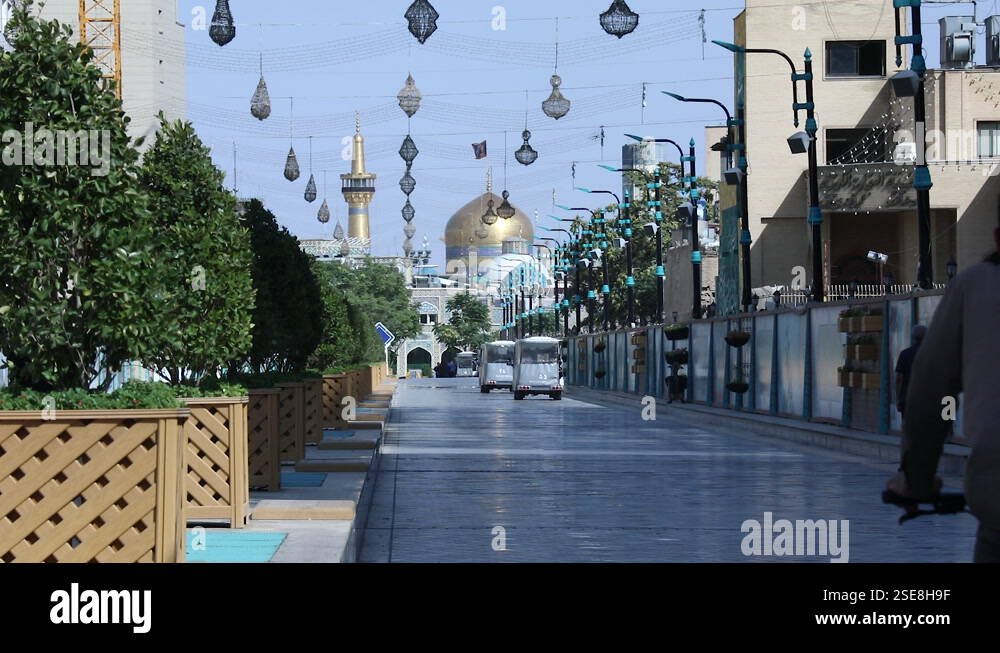 The holy shrine of Imam Reza in Mashhad, Iran Stock Video Footage - Alamy
