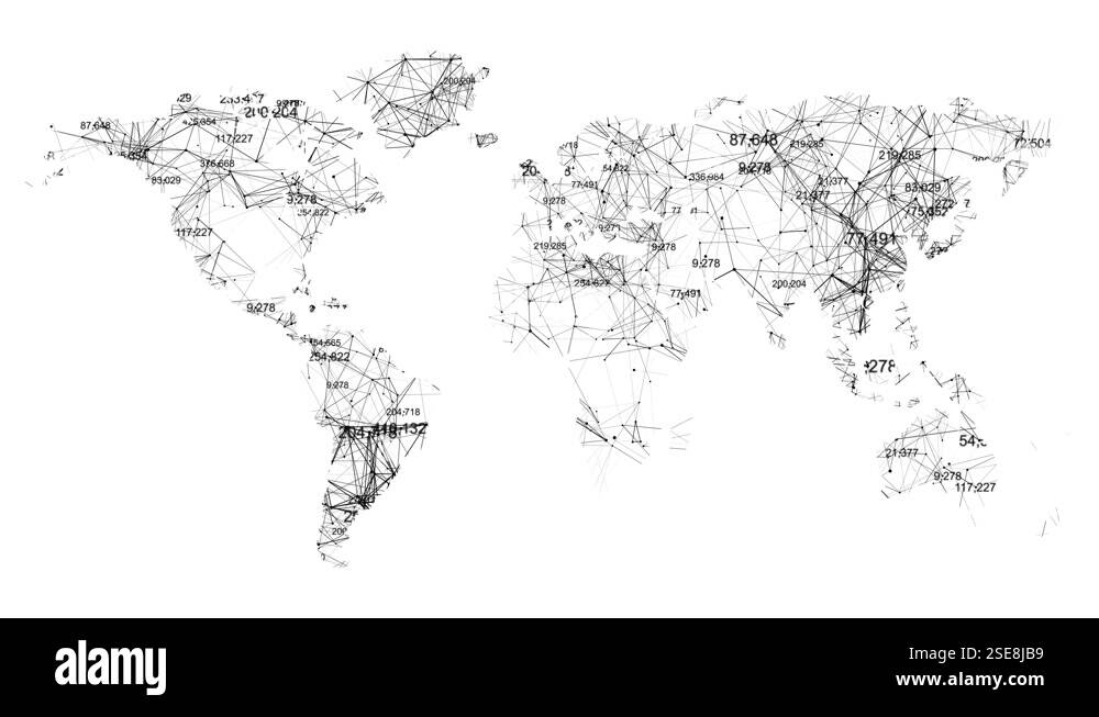 Connection map Stock Videos & Footage - HD and 4K Video Clips - Alamy