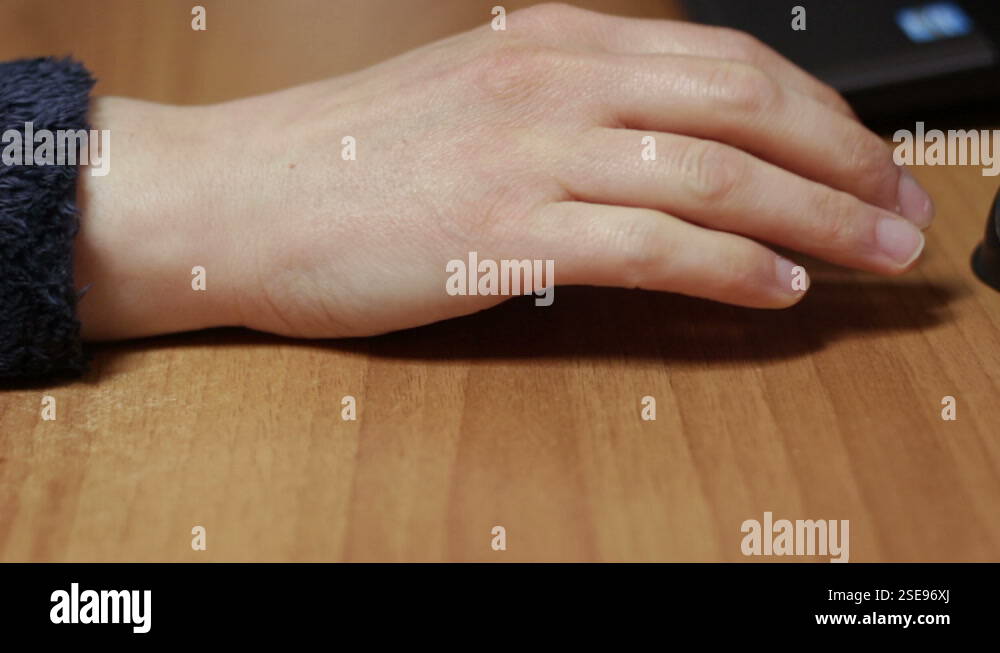 Wrist tendonitis in an adult woman caused by heavy use of the computer ...