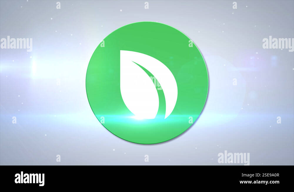 Peercoin PPC Cryptocurrency Logo Coin 3d Animation Motion Graphics ...