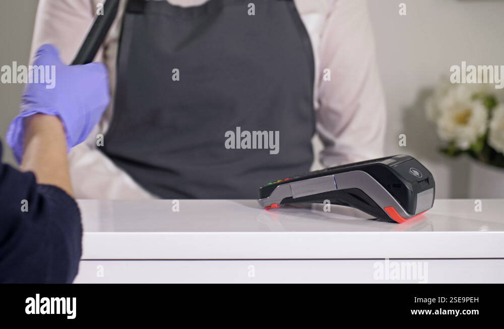 Mobile phone payment approval process. Contactless payment for ...