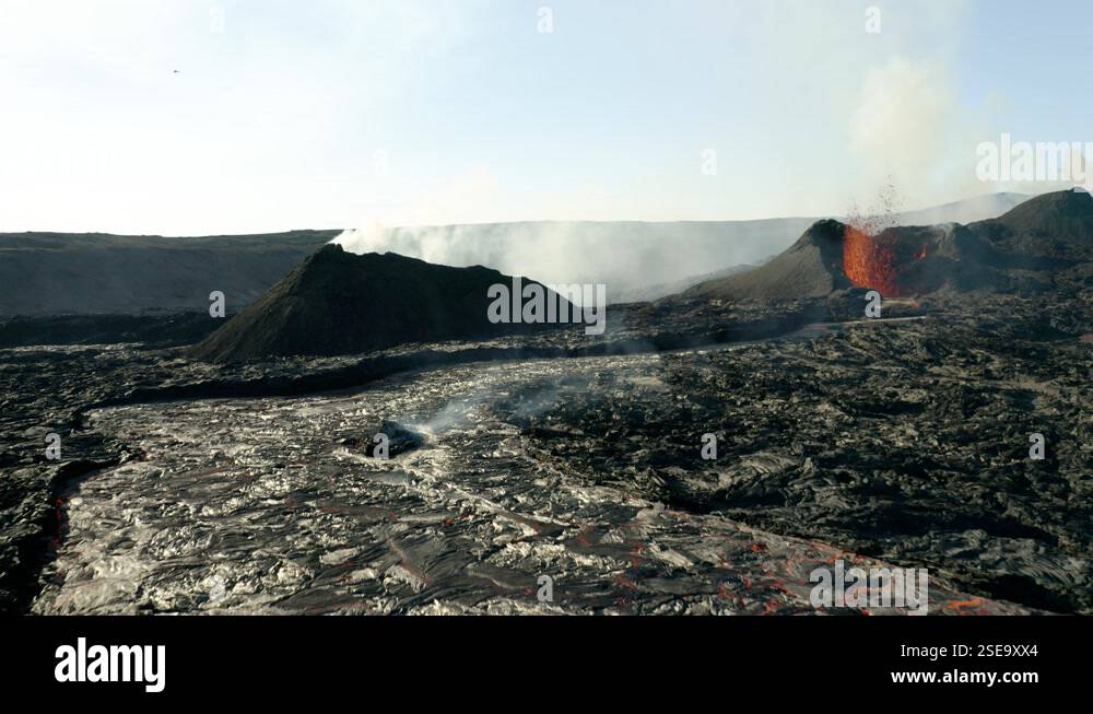 Volcanic Eruption At Geldingadalir Valley In Reykjanes Peninsula ...