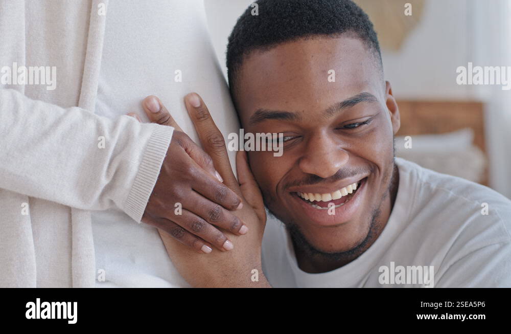 Close-up male happy enthusiastic face caring loving man young husband ...