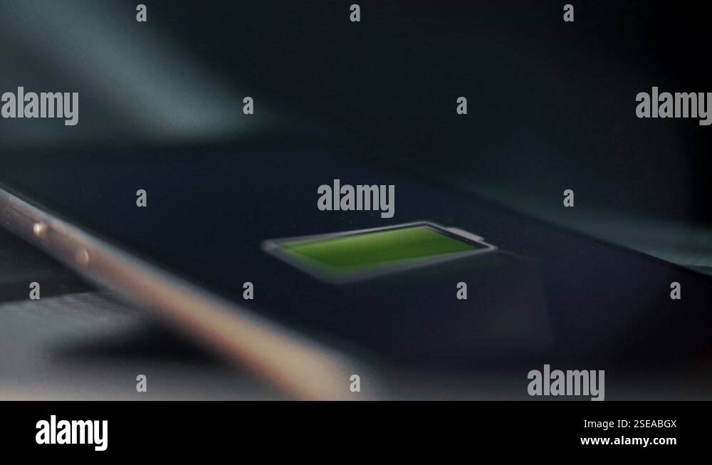 The smartphone battery runs out. Phone Battery Charge Indicator Stock ...