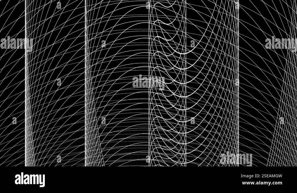 Animation lines in wave pattern Stock Videos & Footage - HD and 4K ...