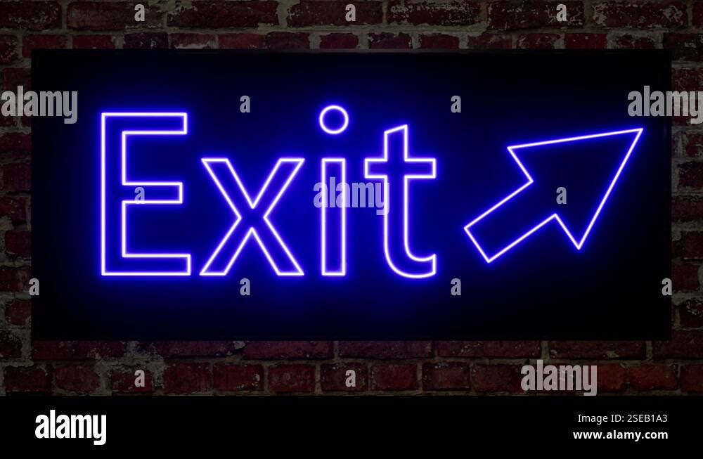 Vintage exit sign Stock Videos & Footage - HD and 4K Video Clips - Alamy