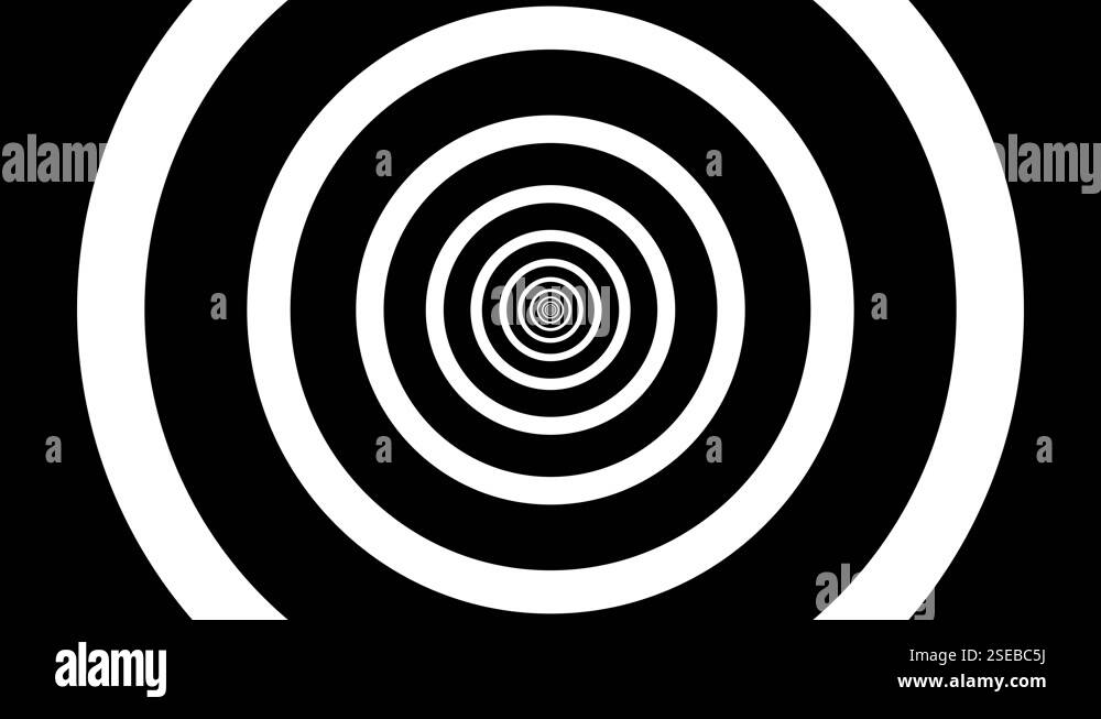 4k animation of a spiral which is apt for using in hypnosis theme or as ...