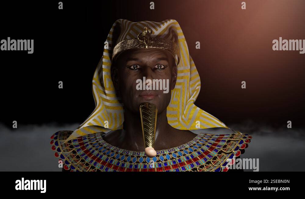 ancient Egyptian Pharaoh render 3d Stock Video Footage - Alamy