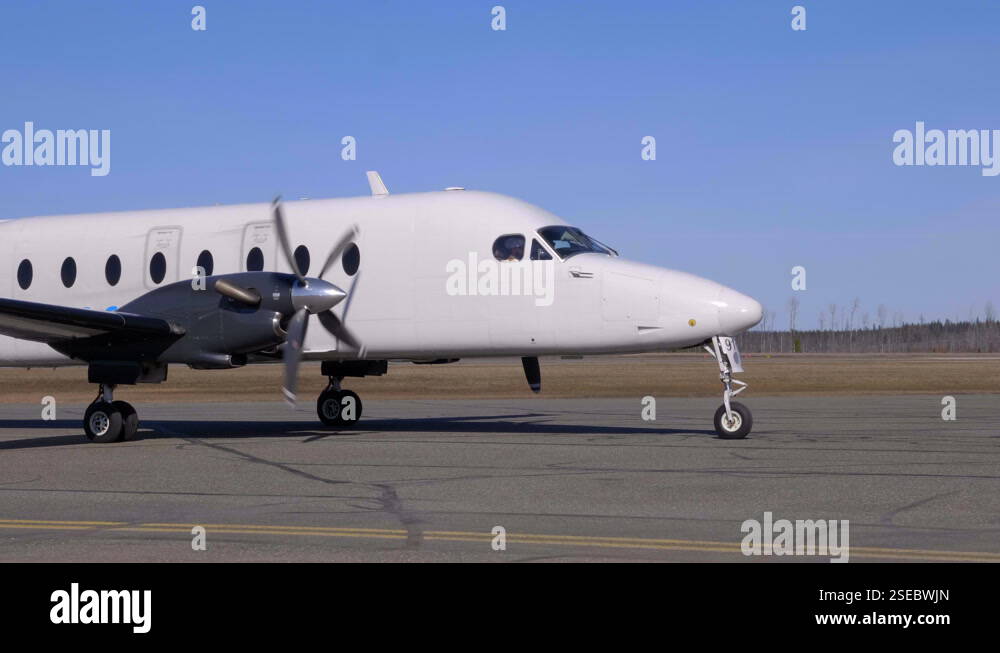 Central Mountain Air Aircraft Starting To Take Off On The Runway Of ...
