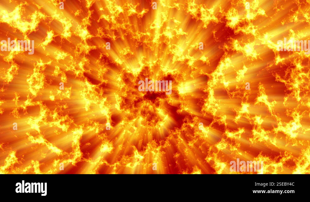 Surface of Sun Glowing Lava Loop Animation Background Stock Video ...
