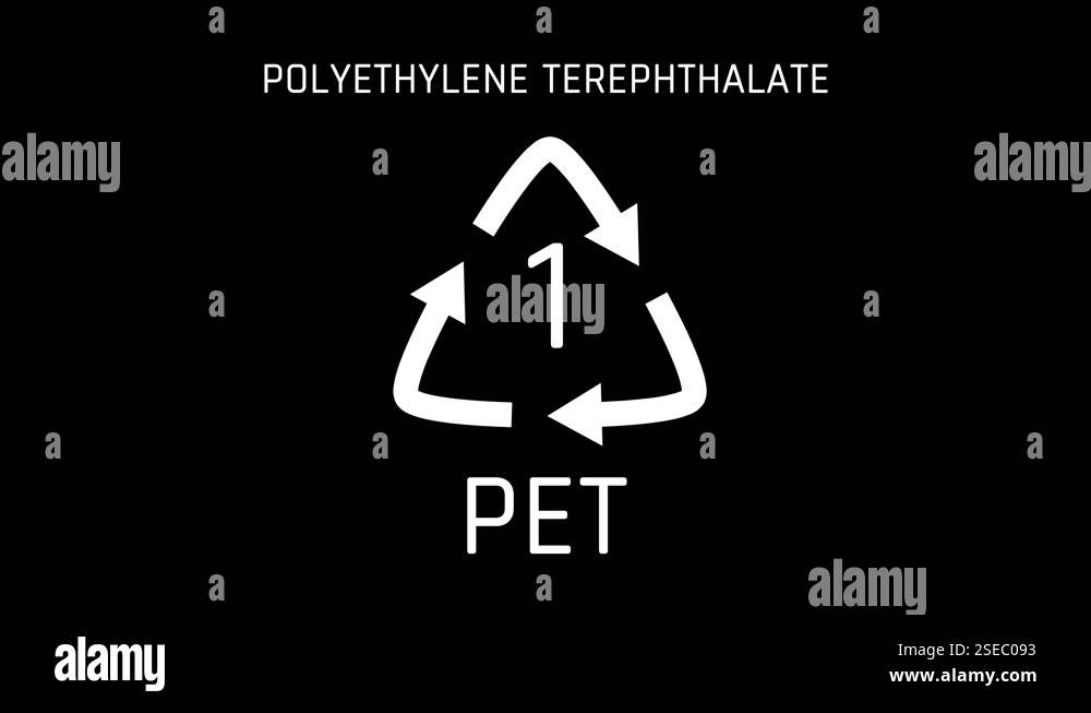 Polyethylene terephthalate aka PET or PETE or the obsolete PETP Symbol ...
