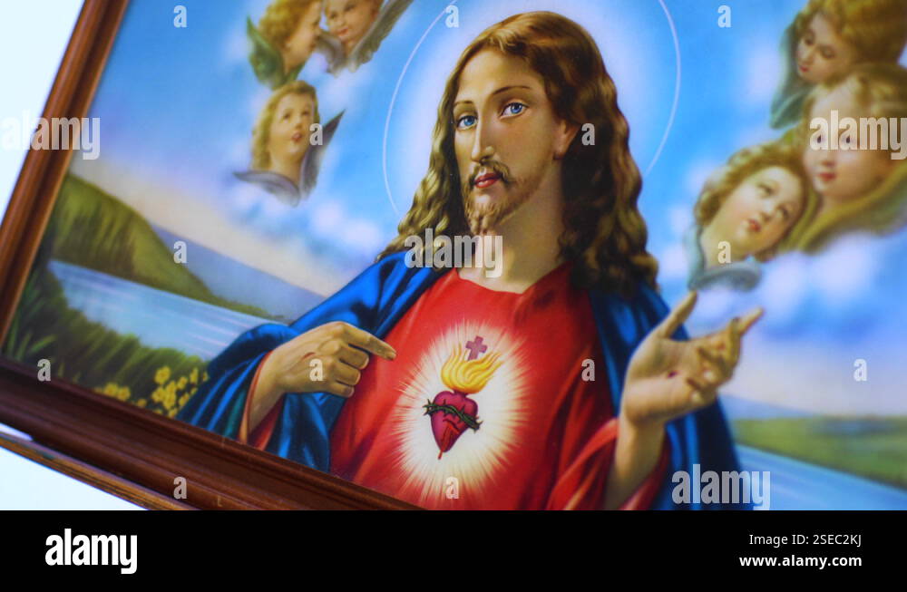 Jesus christ sacred heart Stock Videos & Footage - HD and 4K Video ...