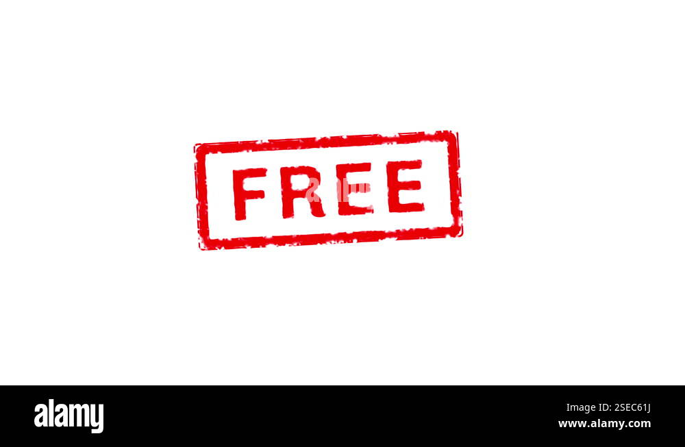 Free Text Stamp effects Animation on White Background and Green Screen ...