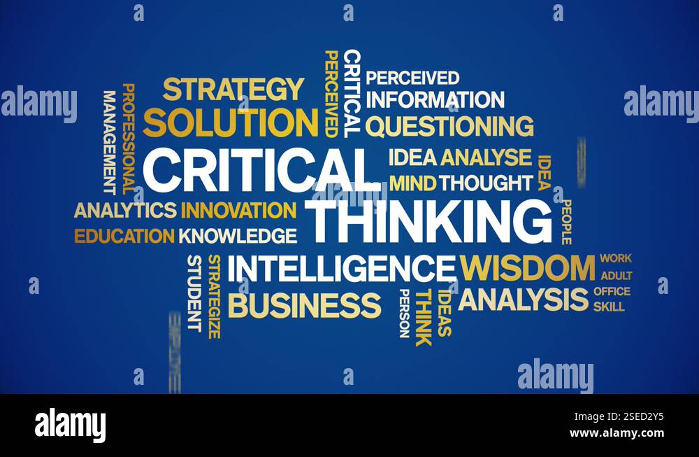 critical thinking animated word cloud,design animation typography ...