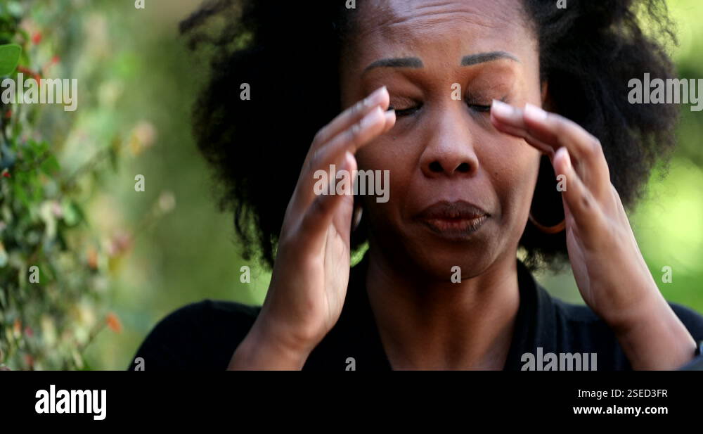 Woman wipes dust particle eye mote. Mote in the eye Stock Video Footage ...