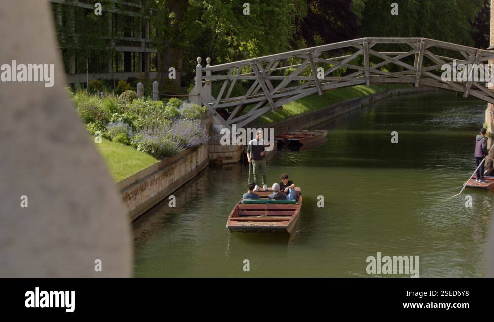 25/05/2021- CAMBRIDGE, UK: Tracking Shot Revealing Gondolas Underneath ...