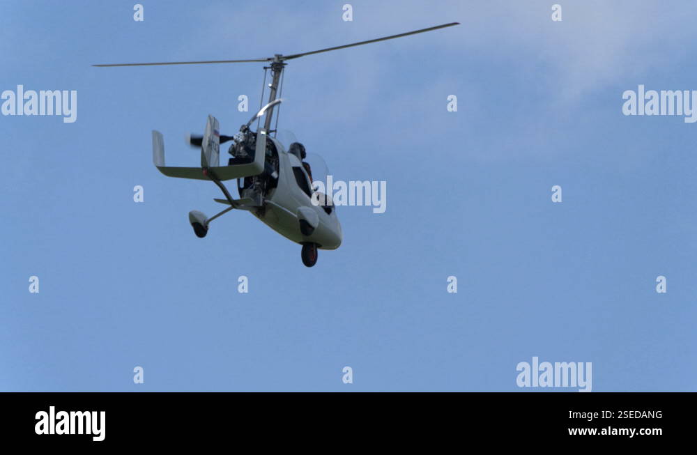gyroplane Gyro Classic demonstration flight the Sky aviation festival ...