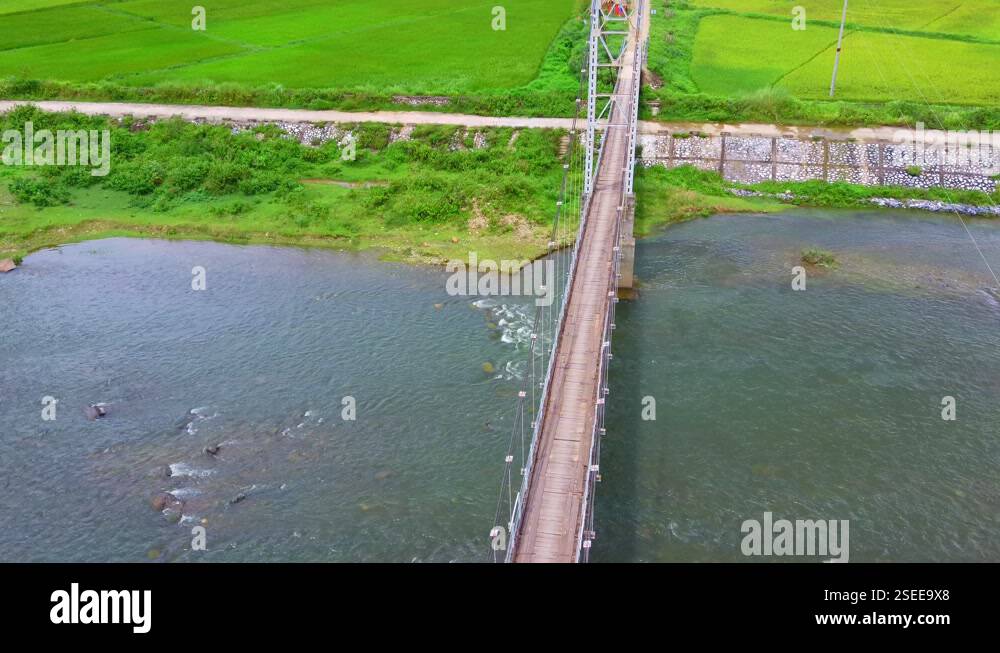 Top view suspension bridge Stock Videos & Footage - HD and 4K Video ...