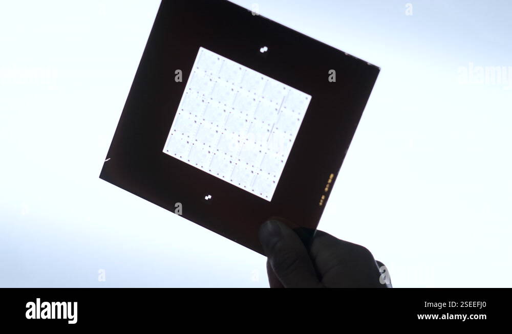 Electric circuit layout. Photomask for printed circuit boards Stock ...
