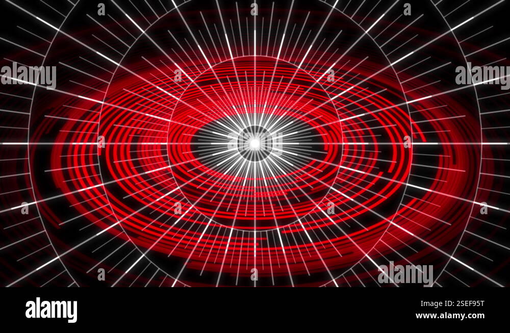 Eye of Truth Summoning Circle Red Grey VJ Loop Animation Background ...