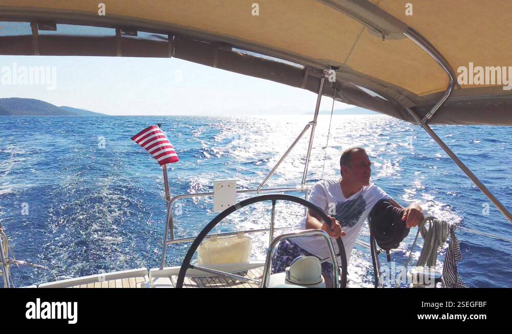 Man at wheel of a ship Stock Videos & Footage - HD and 4K Video Clips ...