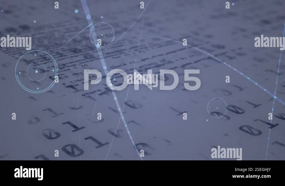 Animation Network Connections Binary Coding Stock Videos And Footage Hd