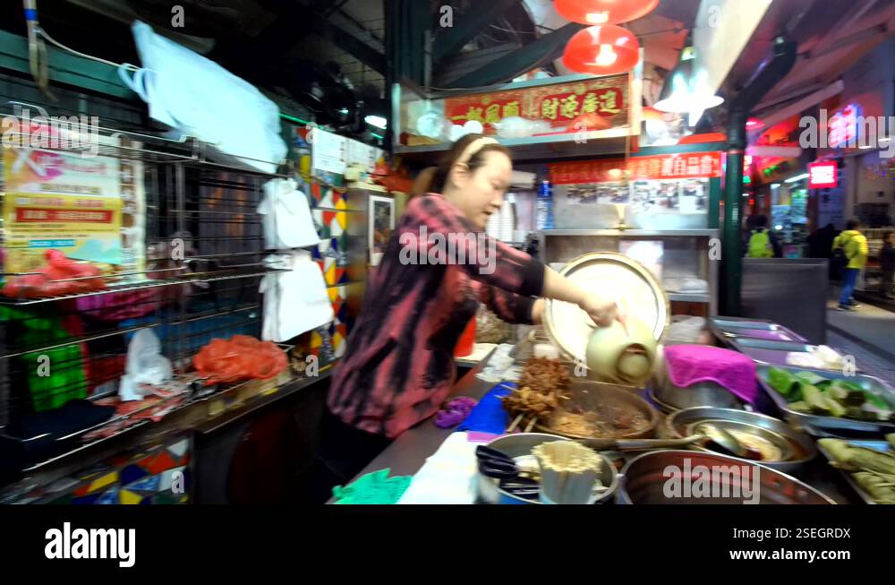 Beef offal and snacks Macau street food 4K UHD video Stock Video ...