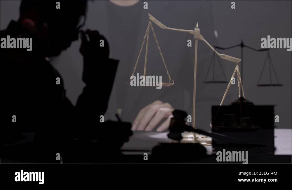 A lawyer or legal researcher tries to understand a court ruling he ...