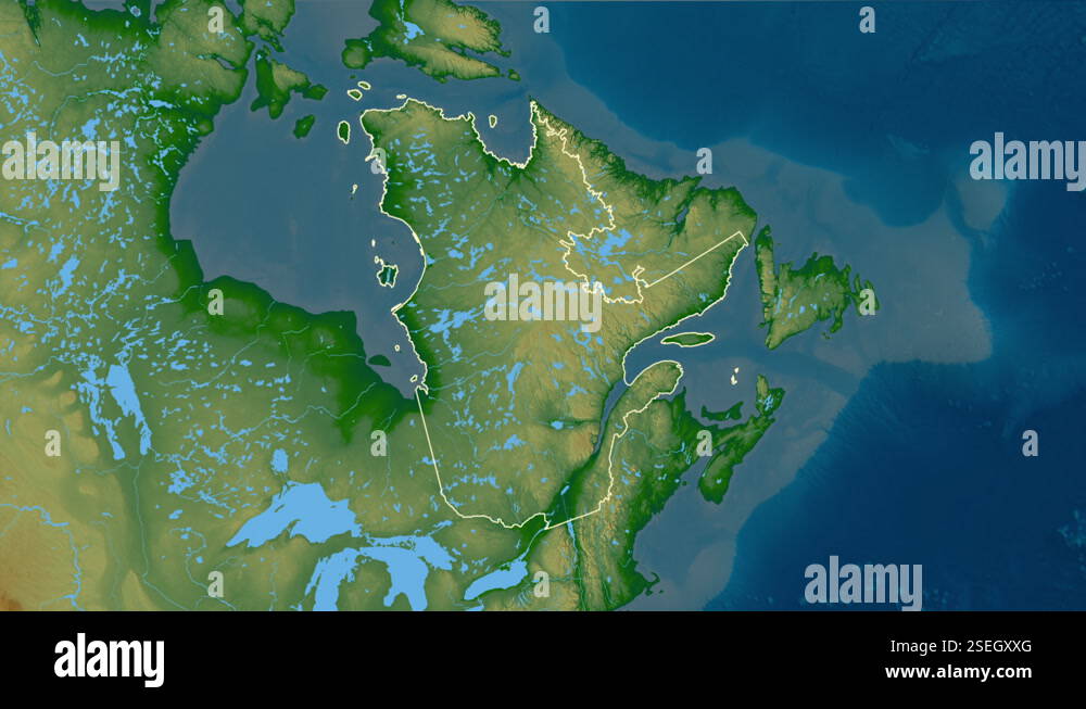 Physical map of quebec Stock Videos & Footage - HD and 4K Video Clips ...