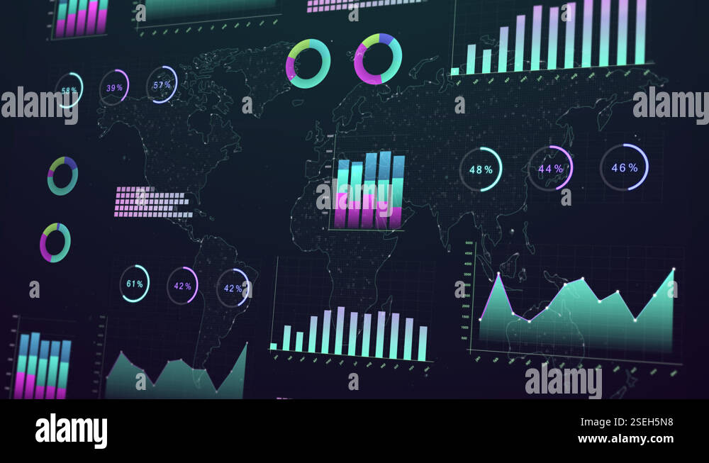 graphics, Financial diagram and charts. Elements for user interface UI ...