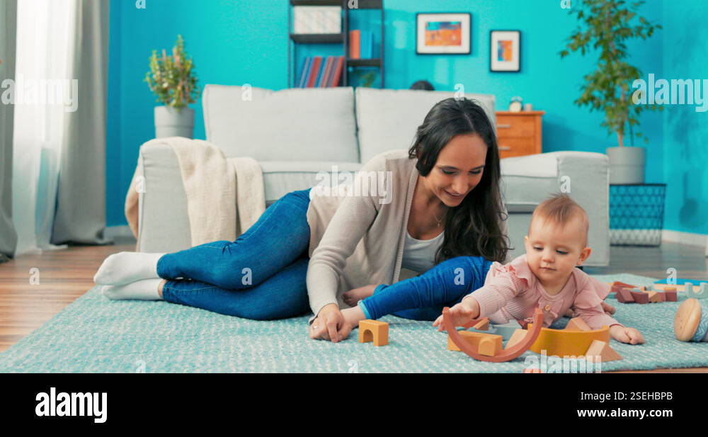 A day in the life of a full-time mom, tired after work a beautiful ...