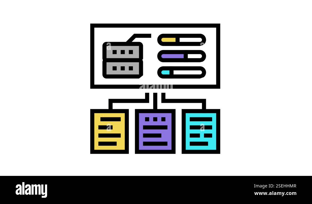 Testing System Color Icon Animation Stock Video Footage Alamy