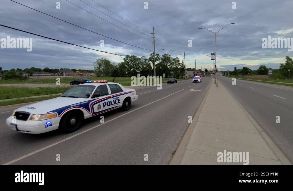 Police car driving through highway Stock Videos & Footage - HD and 4K ...