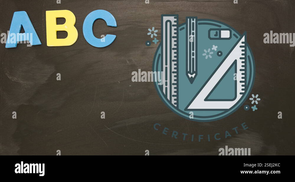 Animation blackboard school items icons Stock Videos & Footage - HD and ...