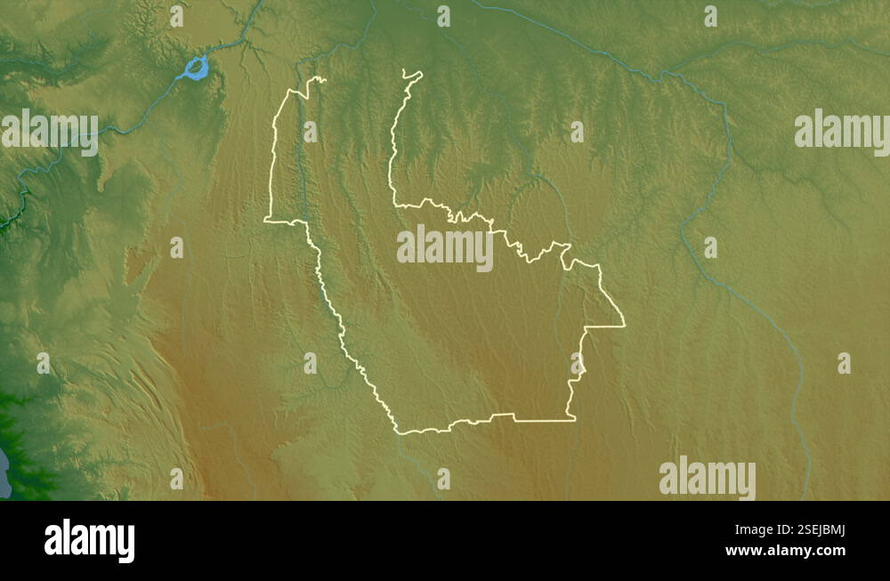 Kwango - province of Democratic Republic of the Congo, extruded ...