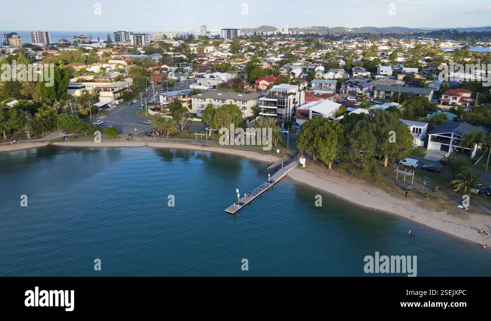 Tally Boat Ramp And Beach At Tallebudgera Creek With Palm Beach City ...