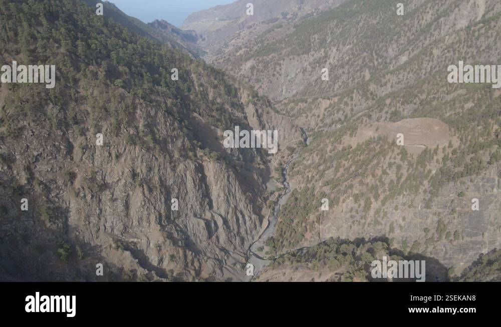 Caldera de Taburiente National Park, rugged area on La Palma, Canary ...
