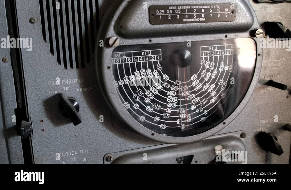 Antique Radio Receiver-Transmitter from Wartime Submarine Analog ...