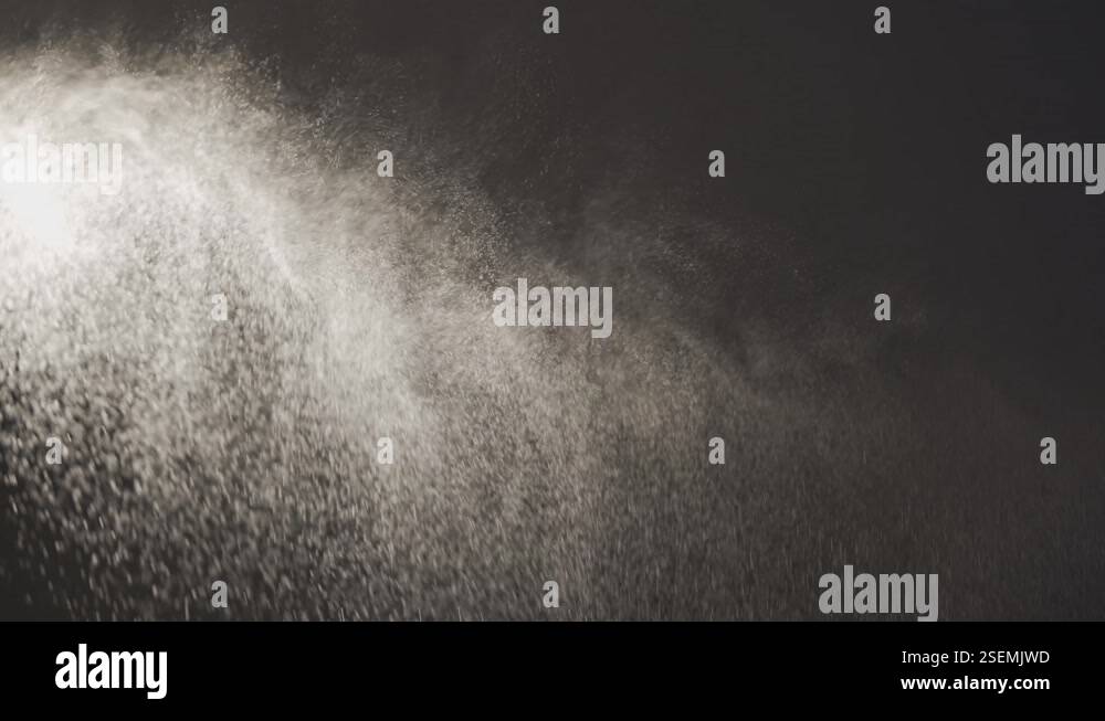 Water spray dust. Spraying mist effect. Perfume spray Stock Video ...